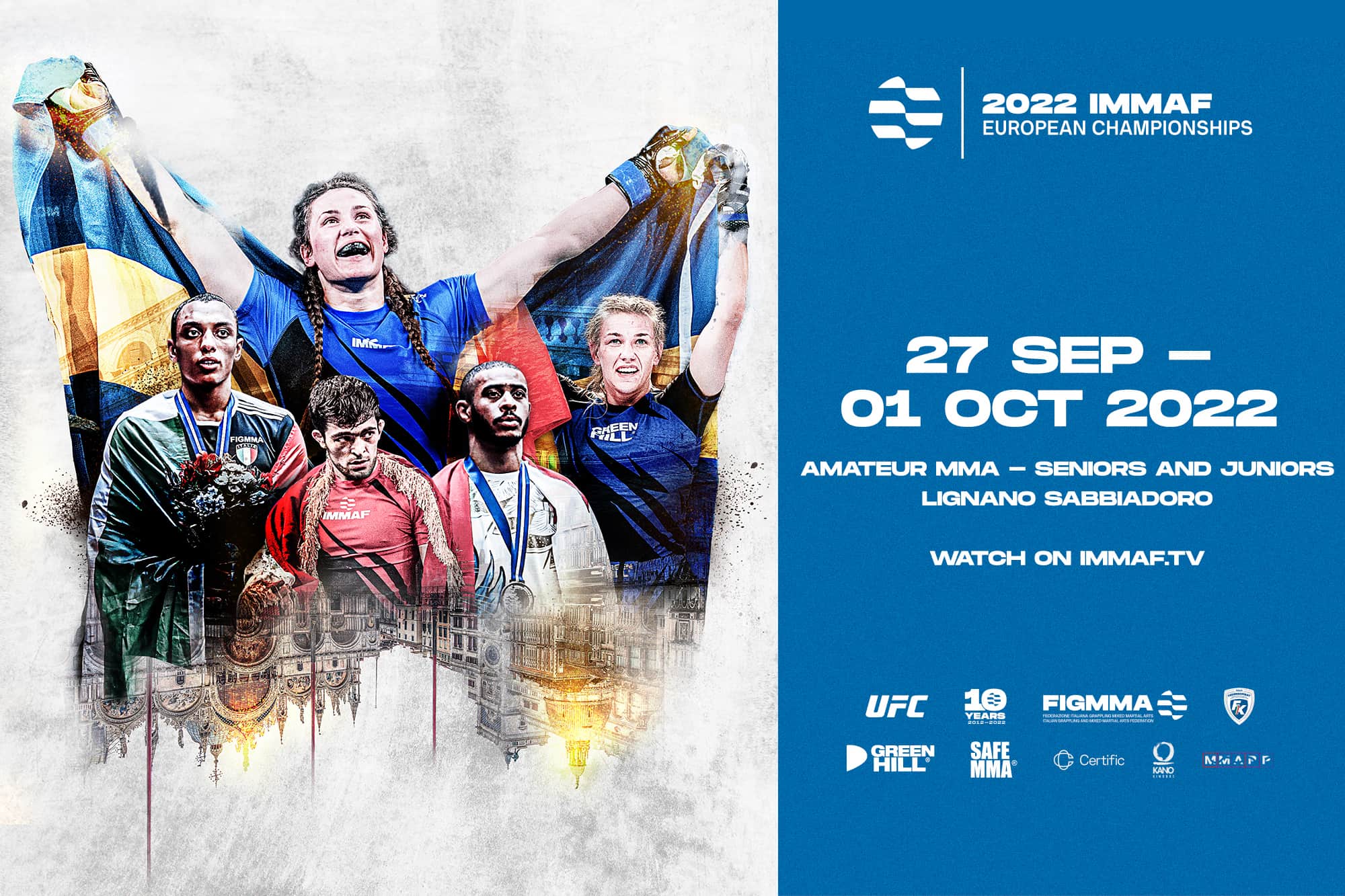 IMMAF European Championships 2022 - Arte Suave BJJ og MMA i København